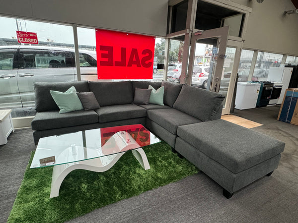 NZ Made 4 Piece Modular Lounge Suite - Dallas Aston Graphite – New Moon ...